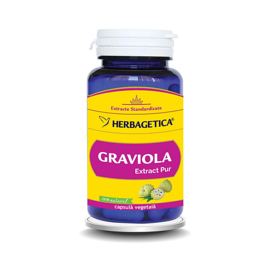 Graviola, 60 capsule Herbagetica – Nat Life