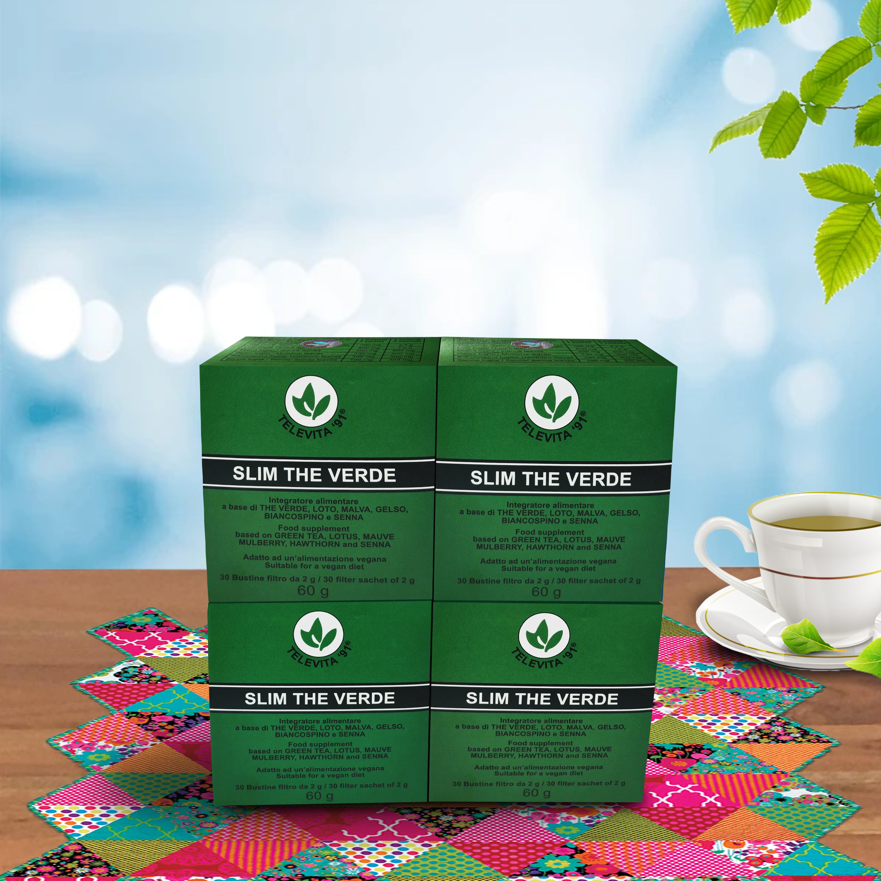 Te Slim Verde, Televita, 120 bustine – Nat Life